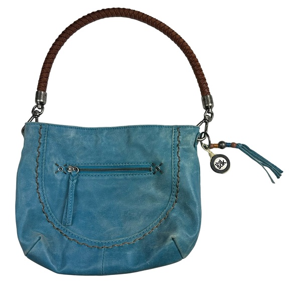 The Sak | Bags | The Sak Turquoise Distressed Leather Boho Tassel ...